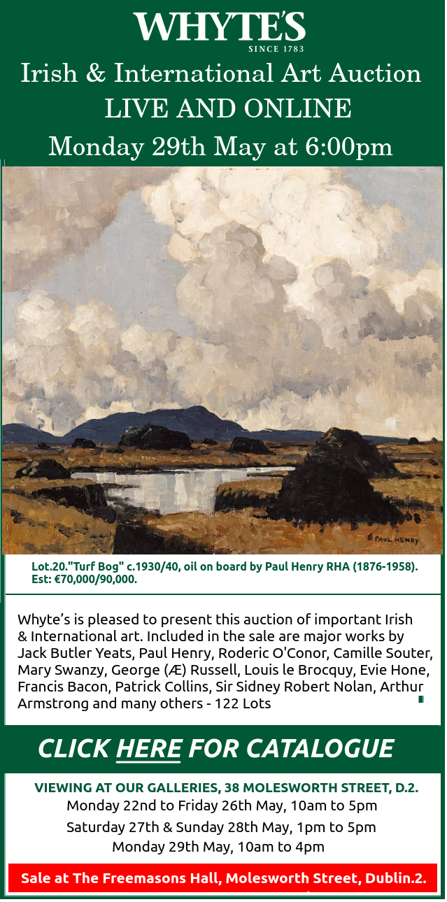 Whyte’s Irish & International Art Auction | Collect Ireland